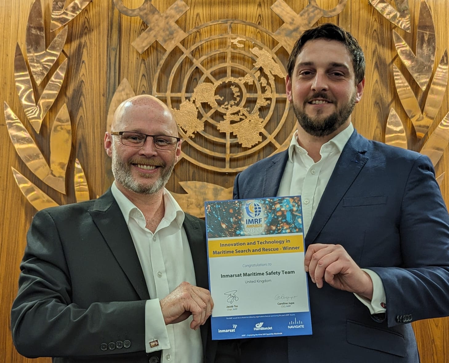 Inmarsat Maritime Safety team wins IMRF Award for Innovation and ...