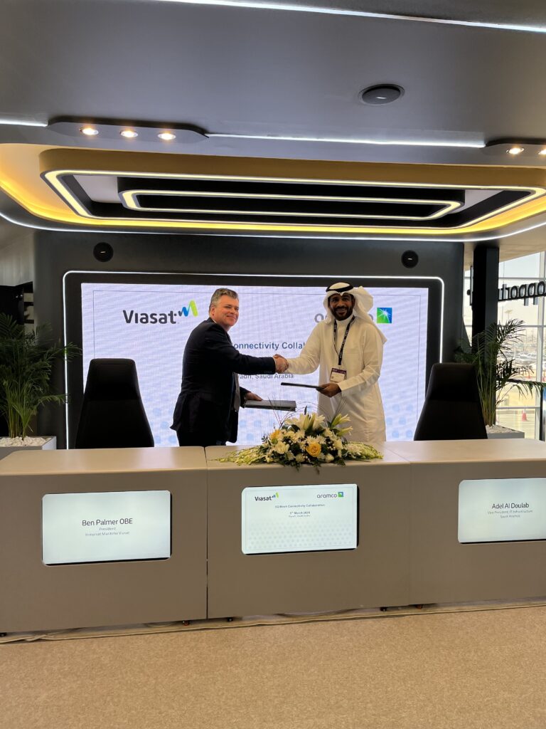 Inmarsat Maritime partners with Aramco to trial world-first over water ...