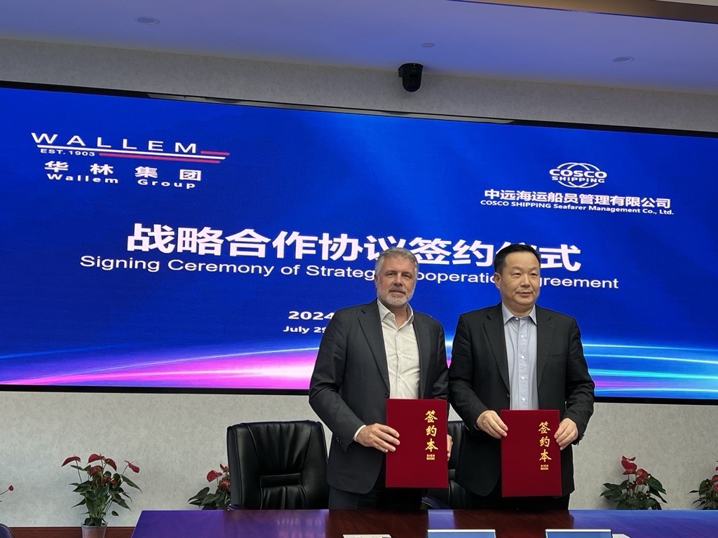 Wallem Group and COSCO enter strategic cooperation agreement - j-l-a.com